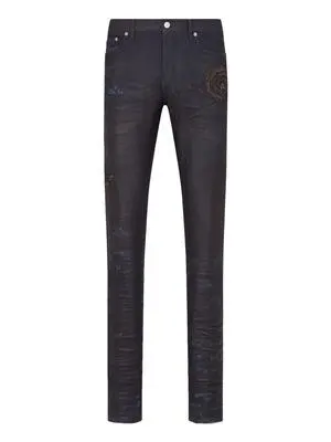 Dior X Cactus Jack Slim-fit Jeans - Blue