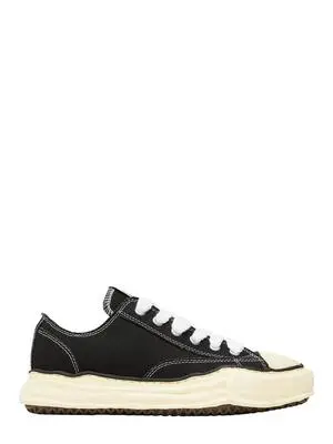 Mihara Yasuhiro Maison Mihara Yasuhiro Peterson OG Sole Canvas Low Sneakers Black