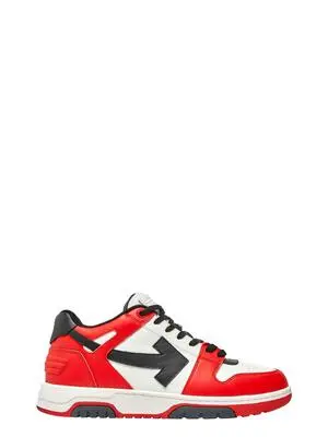 Off-White Out Of Office Low Top Sneakers - Red