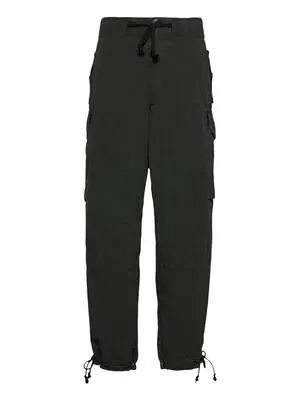 MAISON MARGIELA Four-stitch Logo Track Pants - Black