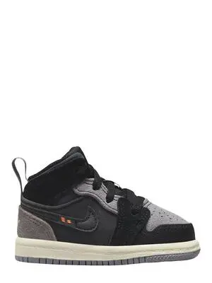 JORDAN 1 Mid Se Craft Td Sneakers - Black