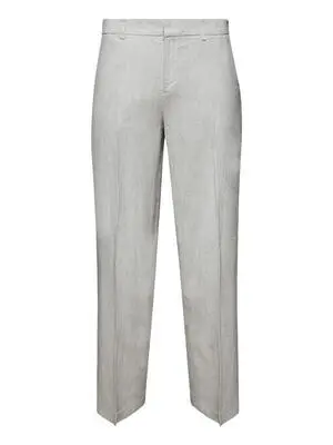 MISBHV Tailored Linen Trousers - White