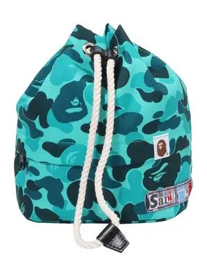 A BATHING APE X Saint Mxxxxxx Rope Bag - Blue