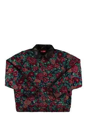 Supreme Floral Cotton Canvas Work Jacket - Multicolor