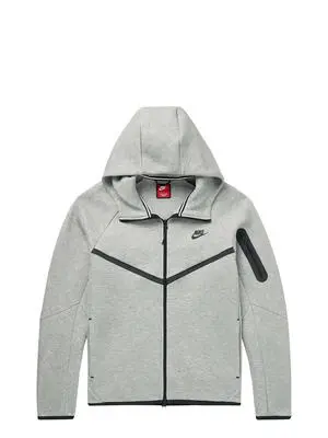 Nike Tech Full-zip Windrunner Hoodie - Grey