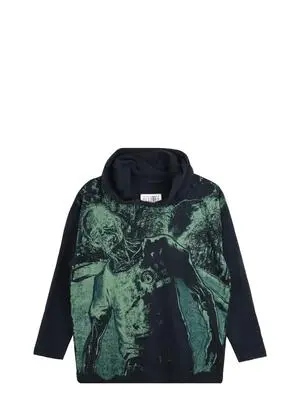 MAISON MARGIELA Numbers Motif Hoodie - Black
