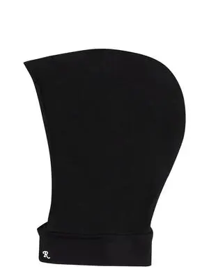 Raf Simons Embroidered-Logo Balaclava Black