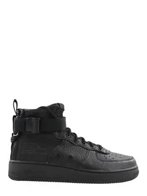 Nike Sf Air Force 1 Mid Gs - Black