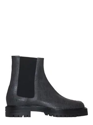 MAISON MARGIELA Tabi County Leather Chelsea Boots - Black