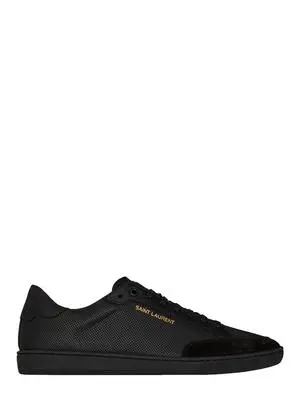 Saint Laurent Court Classic Sl-10 Low Sneakers - Black
