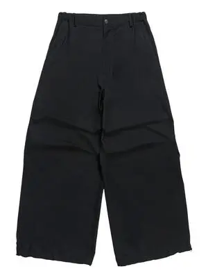 MAISON MARGIELA Tailoring Wool Canvas Pants - Black