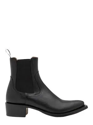 424 Cowboy Boots - Black