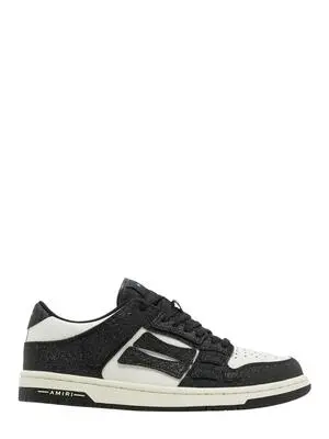 Amiri Skel Top Low Sneakers - Black