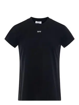 Off-White Off Stamp Shaped Tee - Black