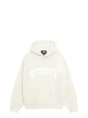 StÜssy Felt Patch Knit Hoodie - Cream