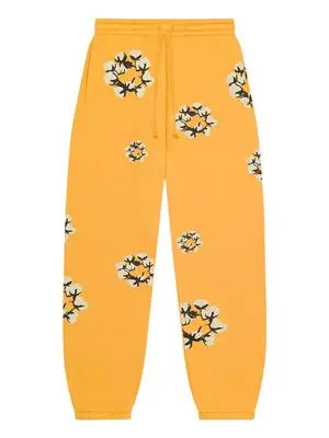 DENIM TEARS X Cpfm Cactus Tears Wreath Sweatpants - Yellow