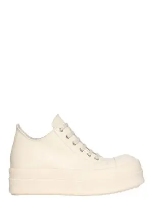 Rick Owens Hollywood Low Sneakers - Cream
