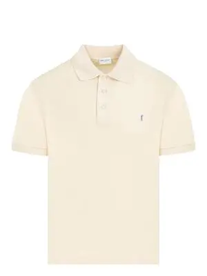 Saint Laurent Polo Shirt Yellow