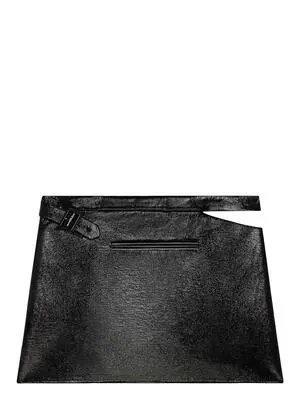 COURREGES Slash Strap Mini Skirt - Black