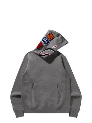 A BATHING APE Shark Pullover Hoodie - Grey