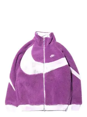 Nike Big Swoosh Reversible Boa Jacket - Purple