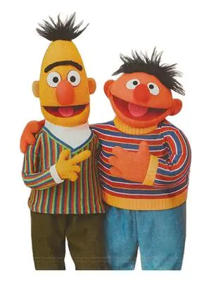 Kith X Sesame Street Bert & Ernie T-shirt - Brown
