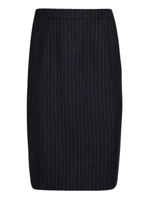 Saint Laurent Midi Skirt - Blue