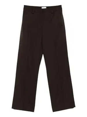 OFF-WHITE Virgin Wool Wide Leg Trousers