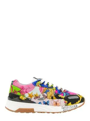 Versace Achilles Baroque Print Sneakers - Multicolor