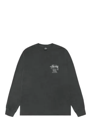 StÜssy Classic Gear Long-sleeve Tee - Black