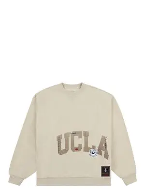 TRAVIS SCOTT Cactus Jack X Mitchell & Ness UCLA Crewneck Tan