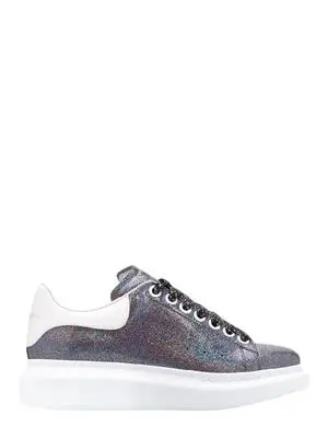 Alexander McQueen Oversized Glitter Sneakers - Grey