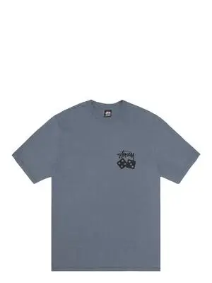 StÜssy Dice Pigment Dyed Tee - Blue