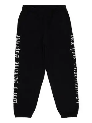 Supreme Contrast Cutout Sweatpant - Black