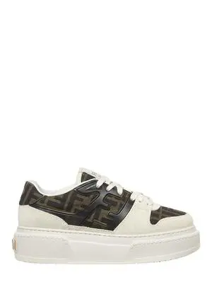 Fendi Match Platform Sneakers - Brown