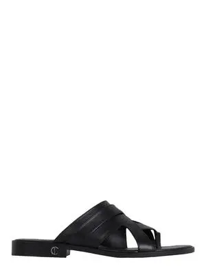 CHRISTIAN LOUBOUTIN Sinouhe Flat Sandals - Black