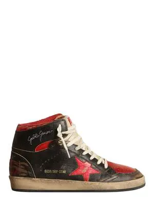 GOLDEN GOOSE Sky Star High-top Sneakers - Black
