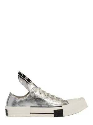 Rick Owens Converse X Turbodrk Low Sneakers - Silver