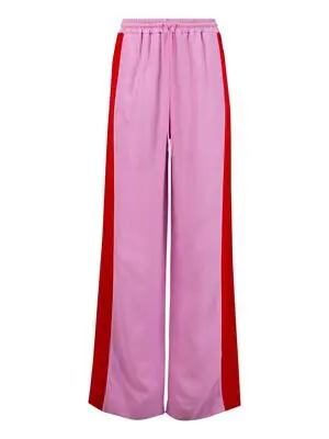 Burberry Side Stripe Wide Leg Pant - Pink