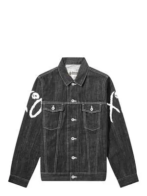 A BATHING APE Denim Jacket - Black