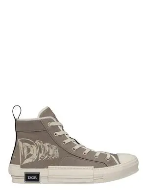 Dior B23 High Top Sneakers - Brown