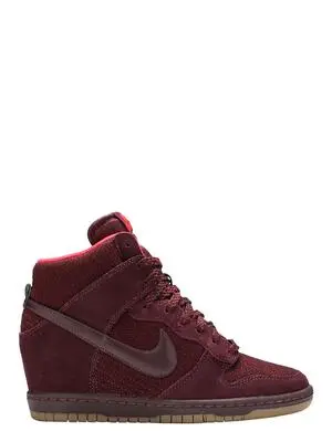Nike Dunk Sky Hi Mesh Sneakers - Red