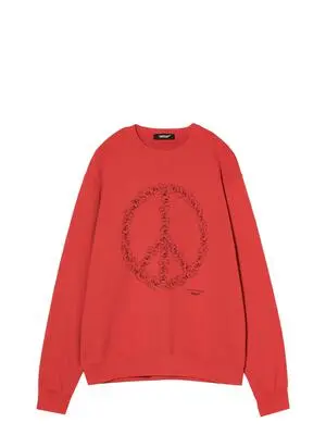 UNDERCOVERISM Peace Sign Sweatshirt - Red