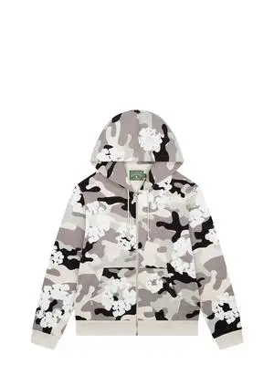 DENIM TEARS Wreath Zip Up Hoodie - Multicolor