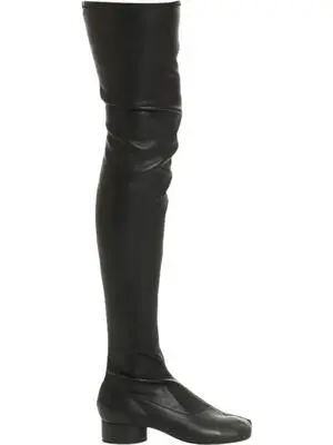 MAISON MARGIELA Tabi Over-the-knee Boots - Black