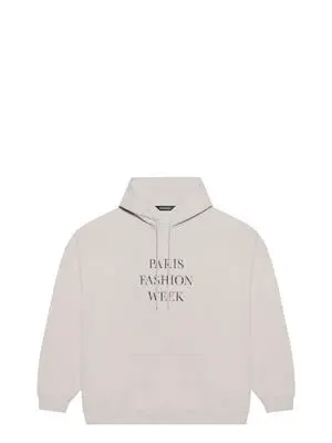Balenciaga Paris Fashion Week Hooded Sweatshirt - Grey