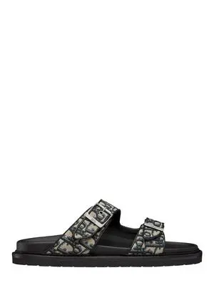 Dior Aqua Oblique Sandals - Black