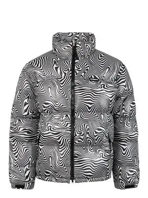 Vetements Logo Zebra Puffer Jacket - Multicolor