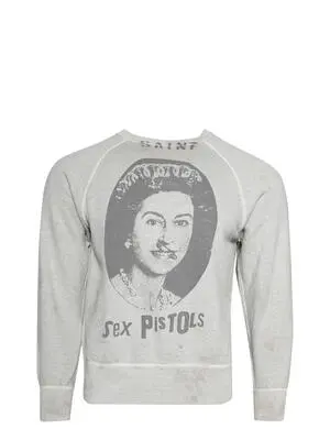 SAINT MXXXXXX X Sex Pistols Queen Sweatshirt - Grey