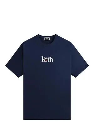 Kith For Peanuts Joe Cool Serif Tee - Blue